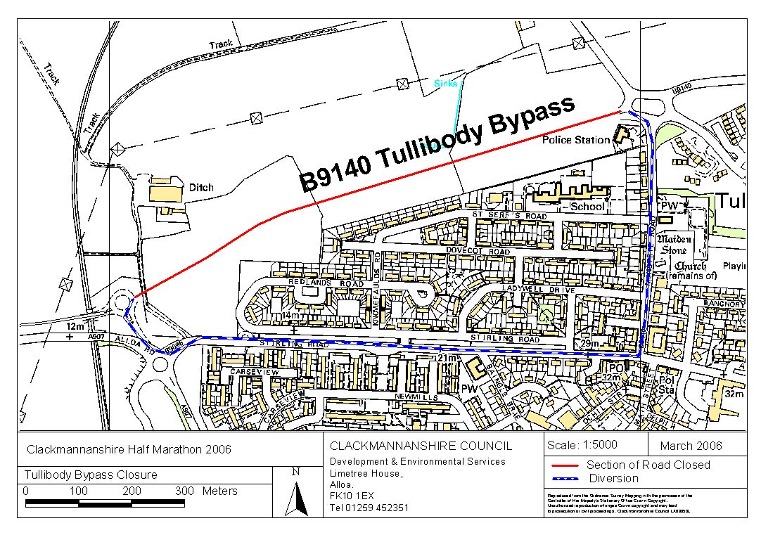 TRO - B9140 Tullibody Bypass - Temporary Road Closure